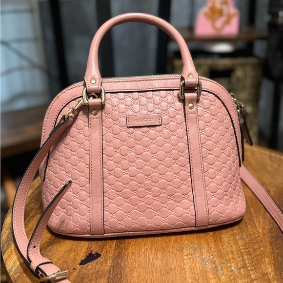 Gucci | Bags | Mauve Pink Gucci Guccisima Handbag | Poshmark